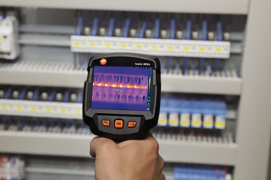 electrical inspection with testo