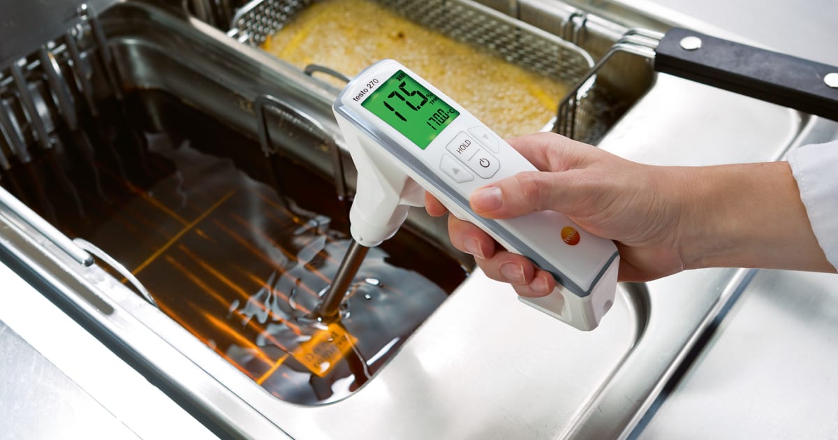 Cooking oil measurement