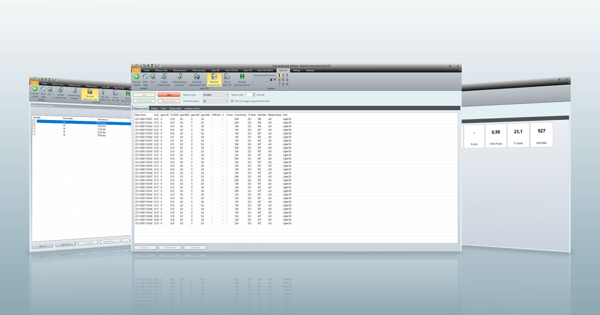 testo easyEmission software