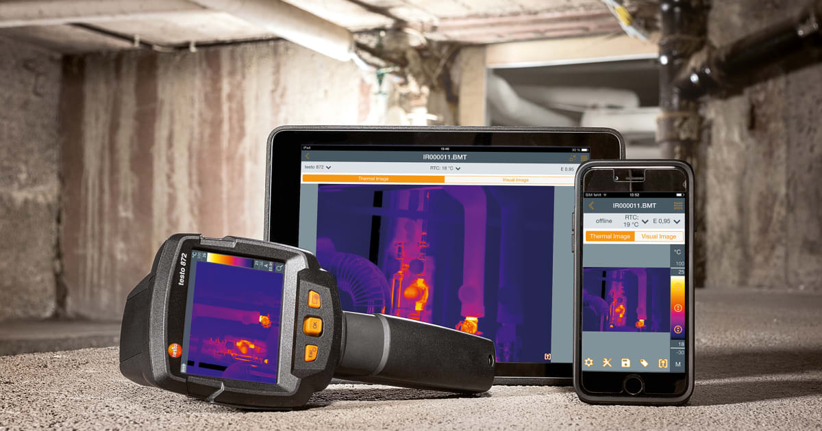 testo Thermography App : travailler intelligemment et de manière ...