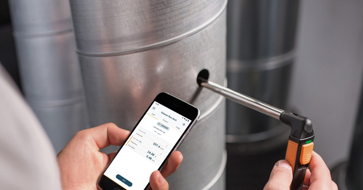 Testo Smart Probes for ventilation