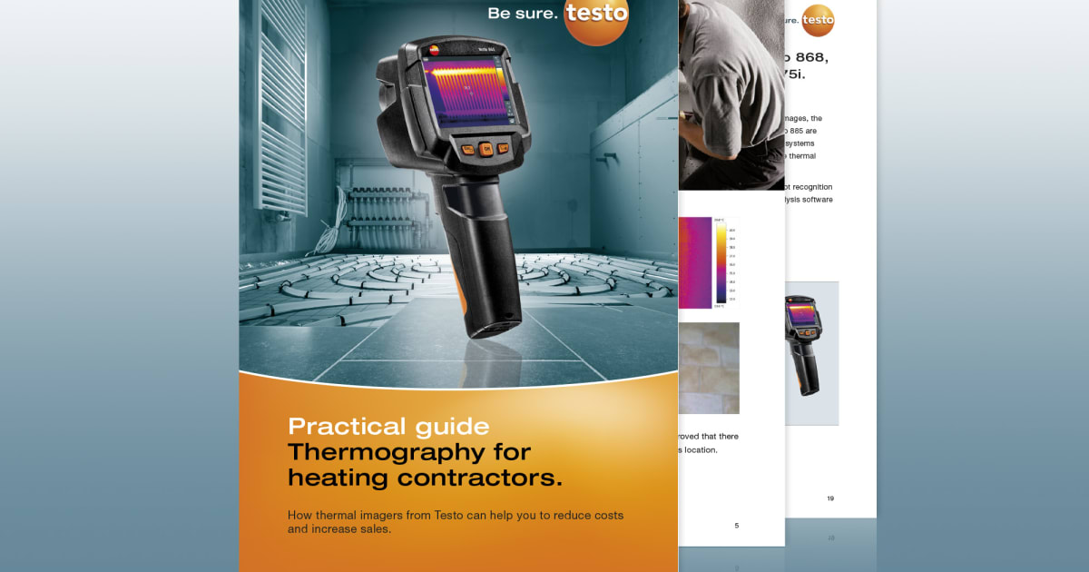 Practical guide: Thermography in heating construction