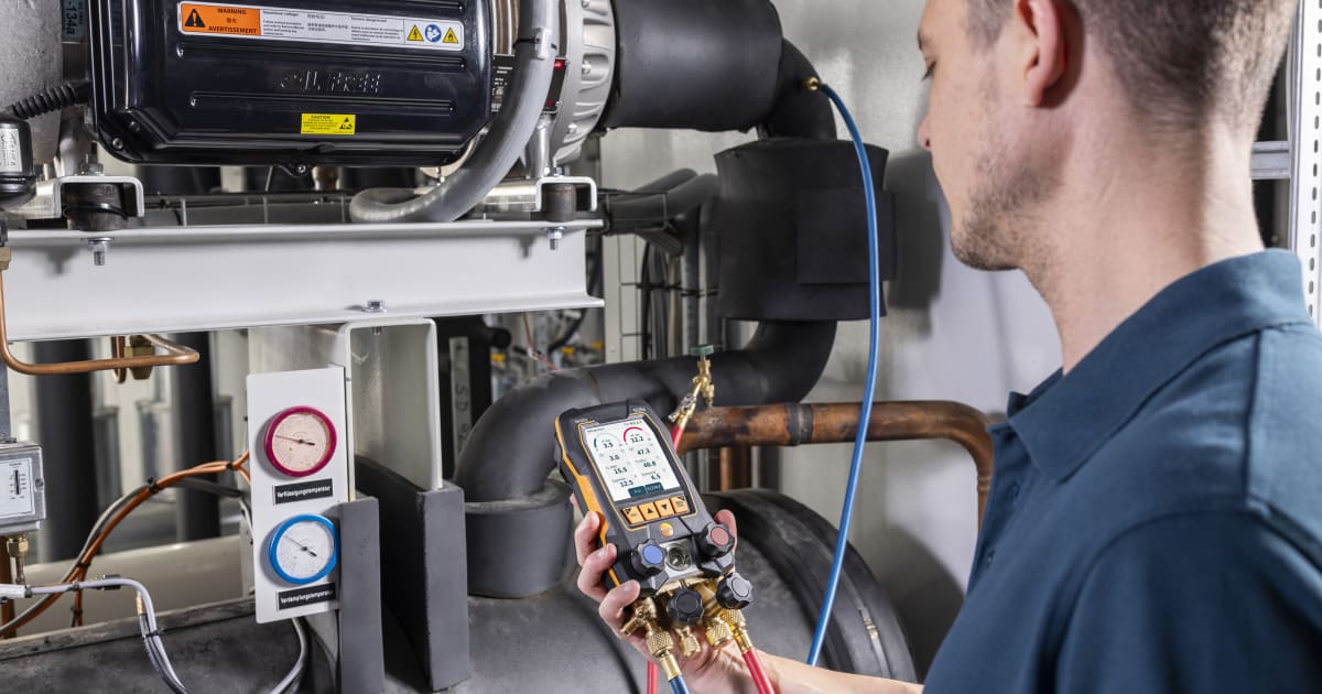 Checking the refrigeration circuit