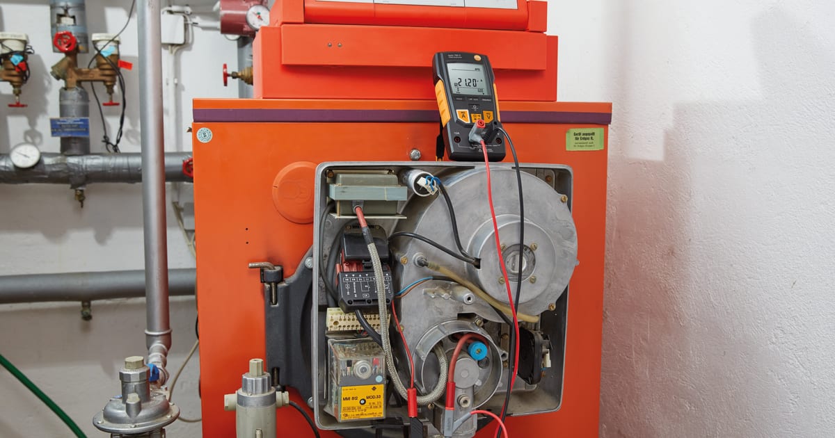 Electrical testing of heating systems