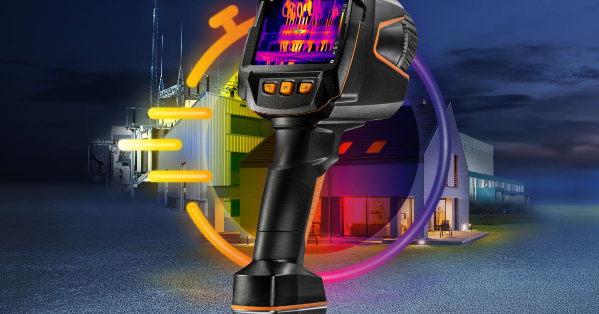 Reference reports for the new thermal imager testo 883 from Testo
