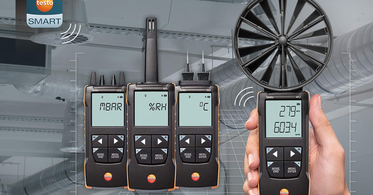 Instrumente digitale de măsurare HVAC: clasa compactă