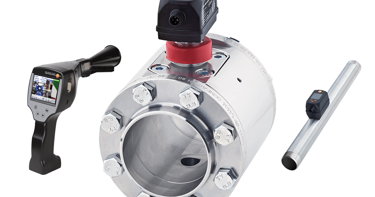 Compressed air meters from Testo