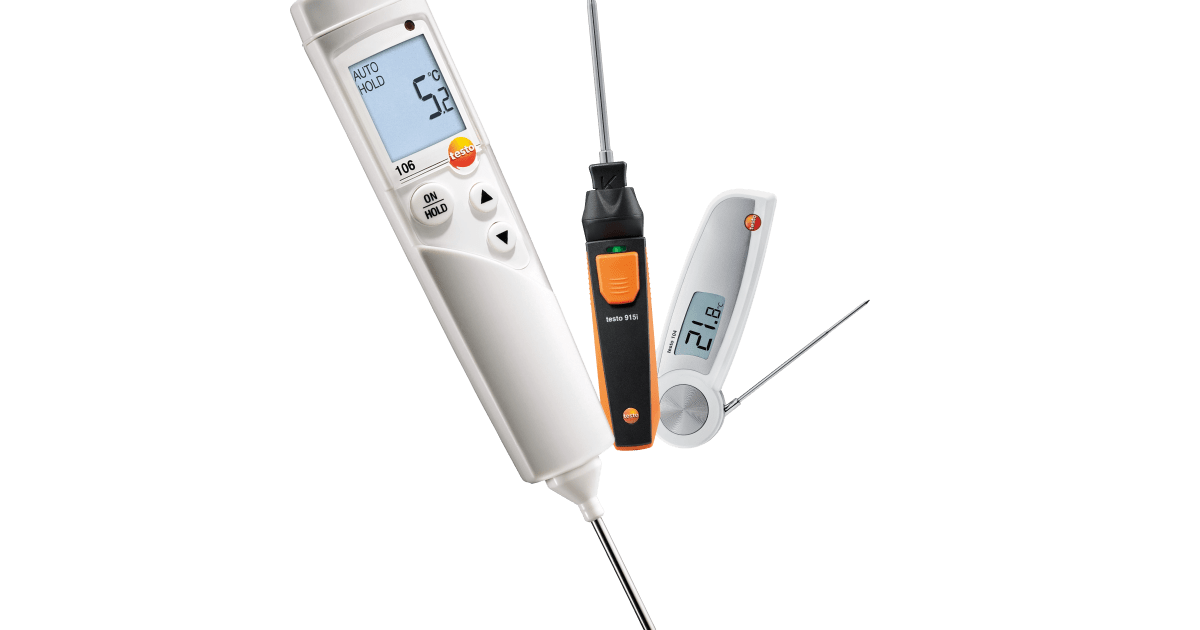 Immersion thermometers and measuring tips from the professionals