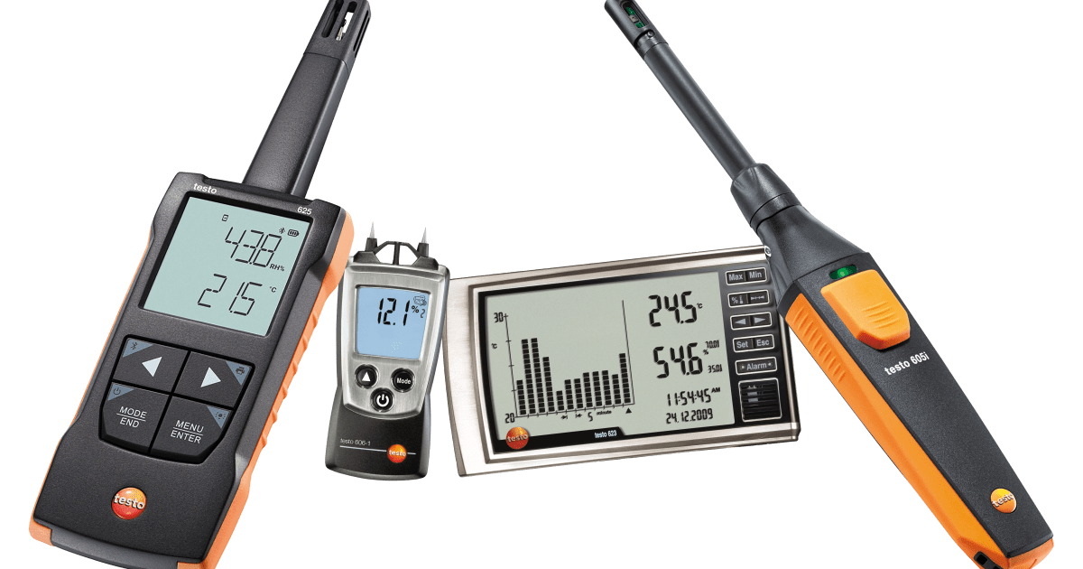 Find the right moisture meter from Testo