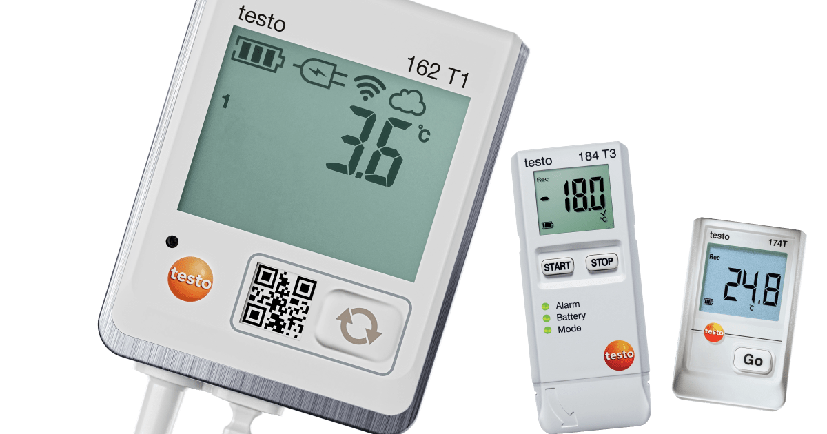 Temperature data logger for temperature control