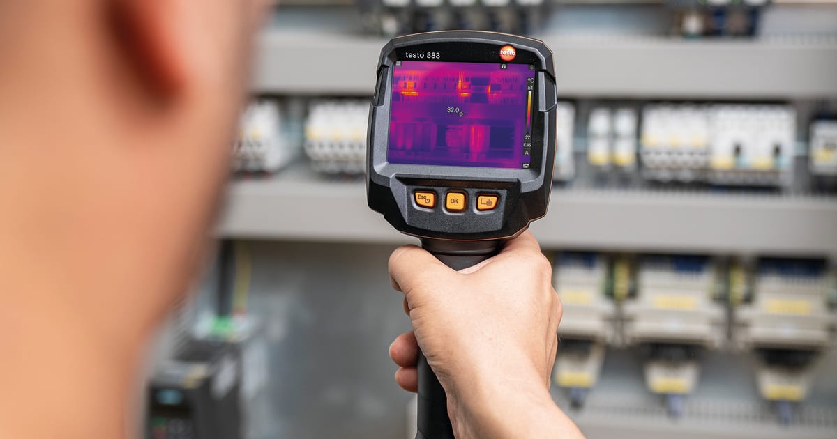 Maintenance with testo Thermal Imagers