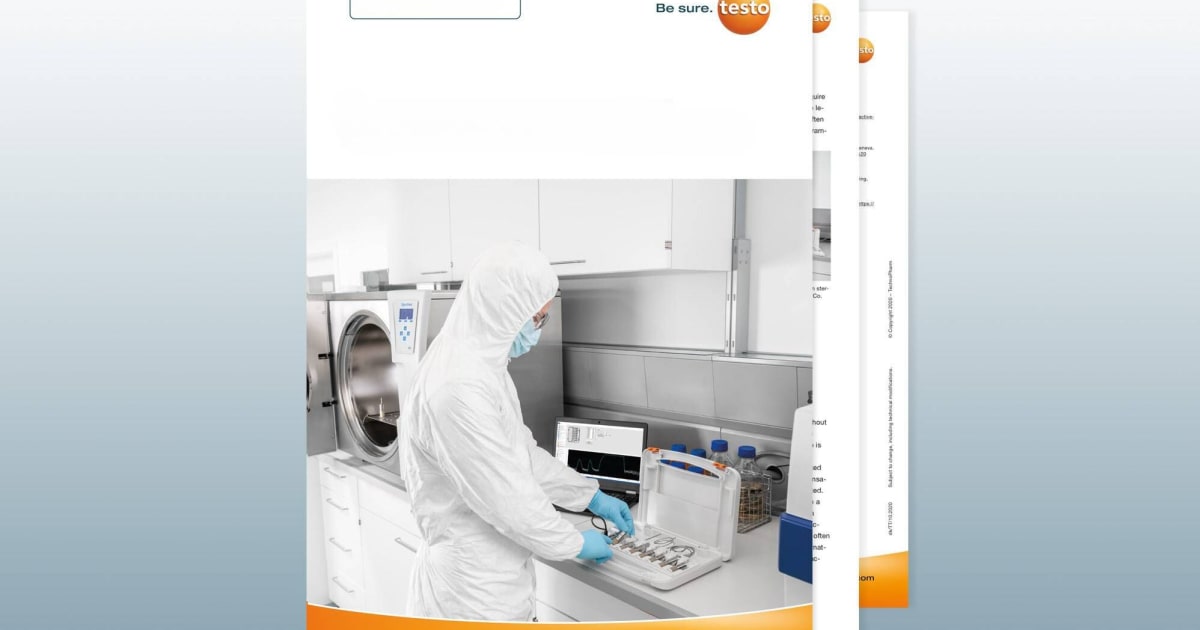 White paper: Validation of steam sterilization