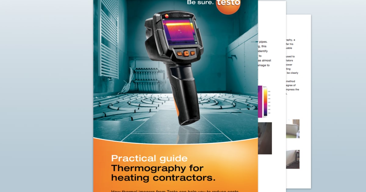 Practical guide: Thermography in heating contractors
