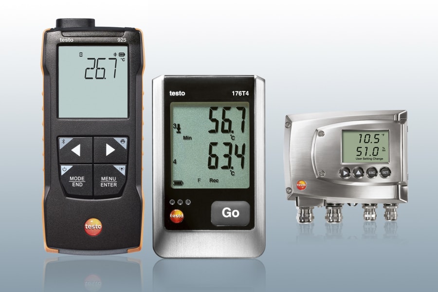 Temperature measuring instruments from the market leader
