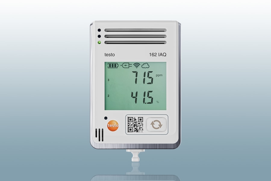 CO₂ measuring devices and CO₂ analyser – on the safe side with Testo