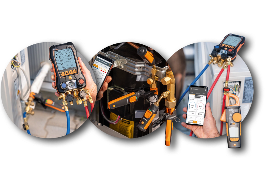 Testo measuring instruments for heat pumps