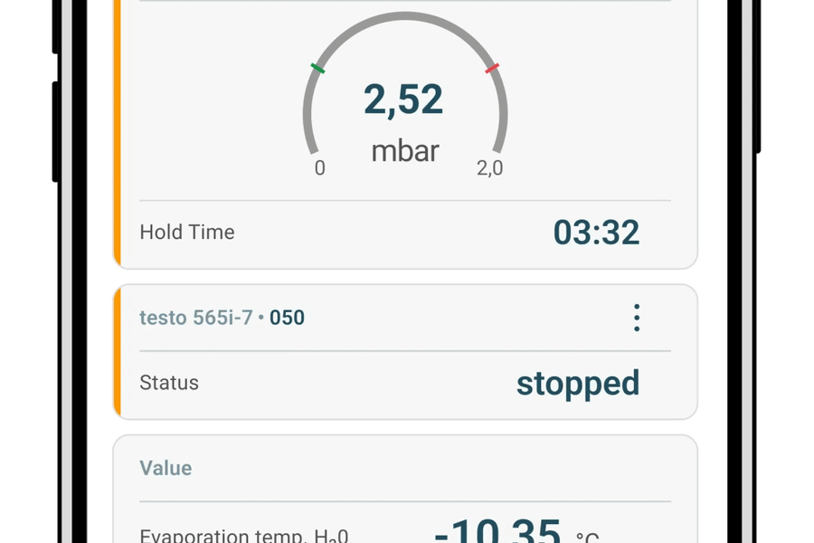 testo Smart App intelligent analysis