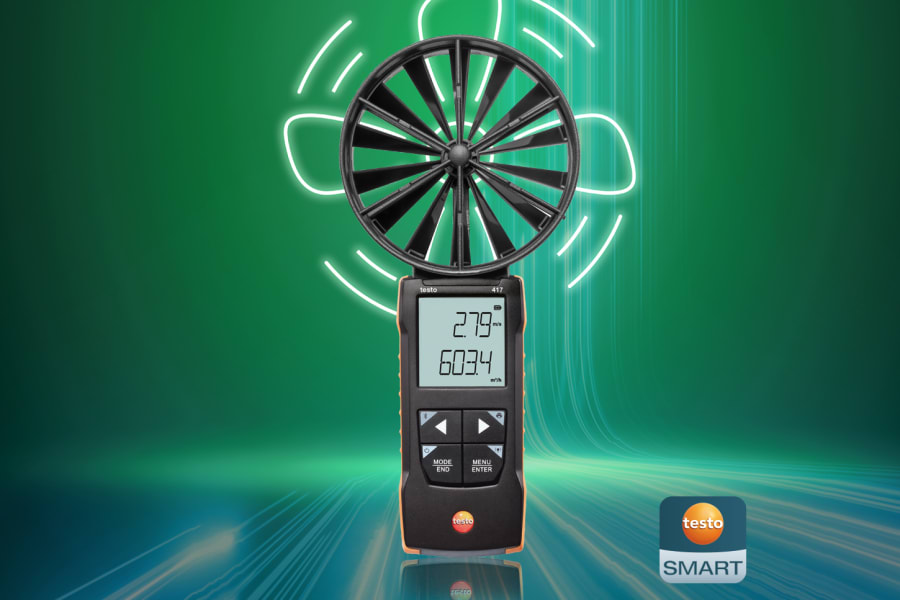 testo 417 vane anemometer