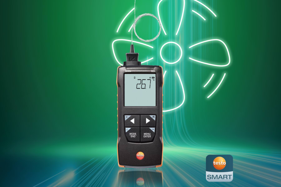 testo 925 temperature measuring instrument