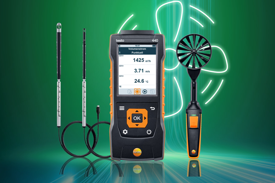 testo 440 IAQ measuring instrument