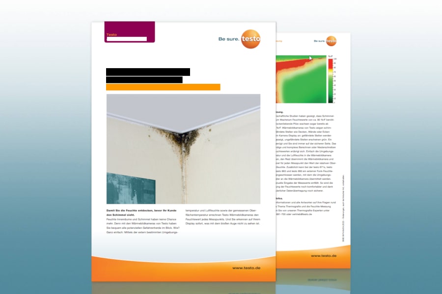 Download example application:"Quick identification of mold and humidity ...