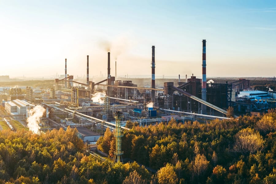 Industrial flue gas analysis