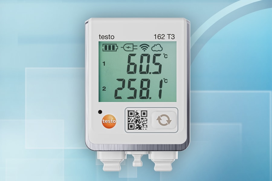 Online data logger testo 162 T3