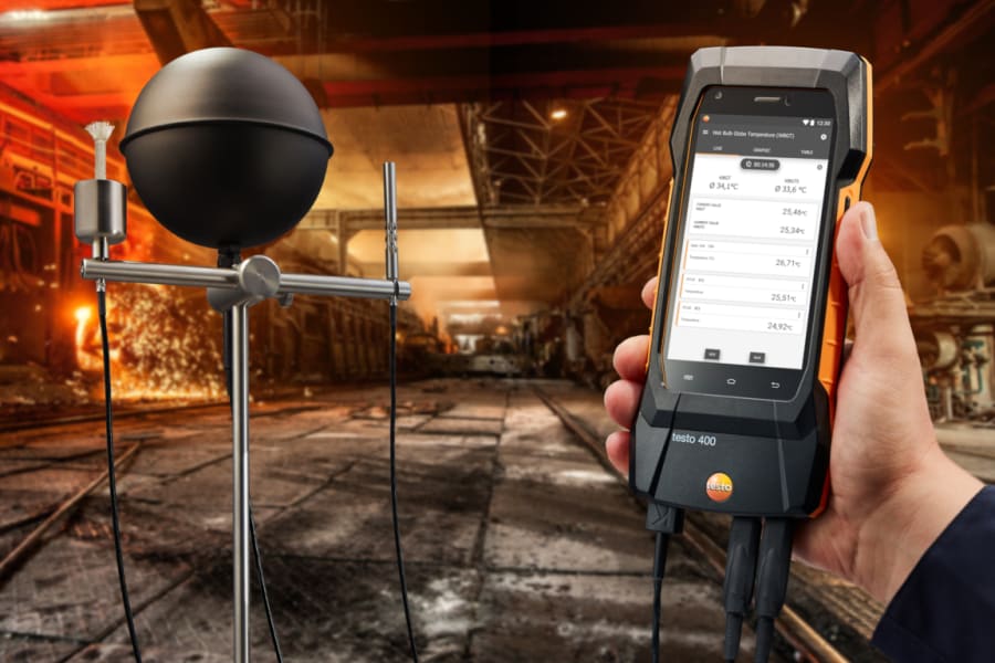 Measuring comfort levels with testo 400
