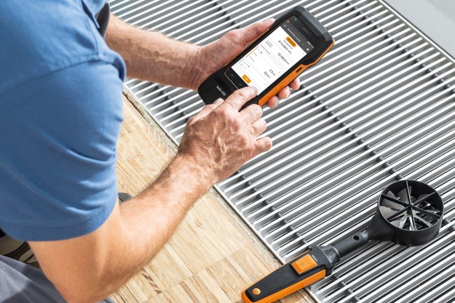 Measuring comfort levels with testo 400