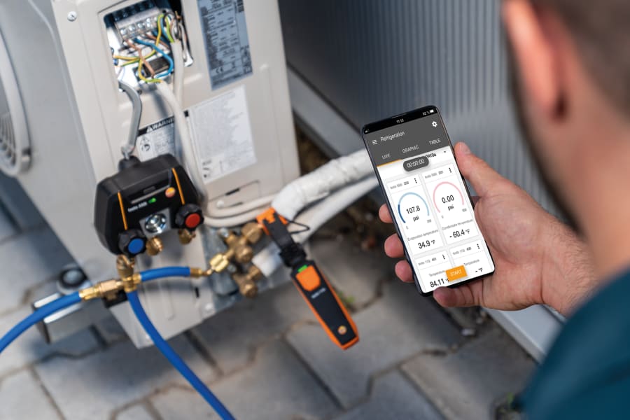 testo Smart App. Eén app voor alle toepassingen.
