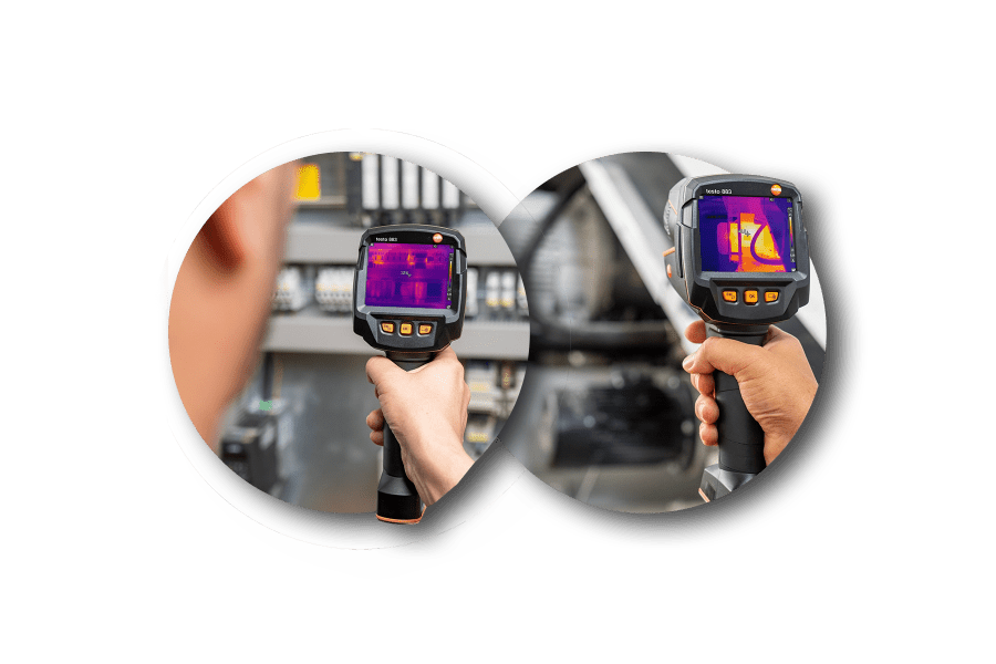 Maintenance with testo Thermal Imagers