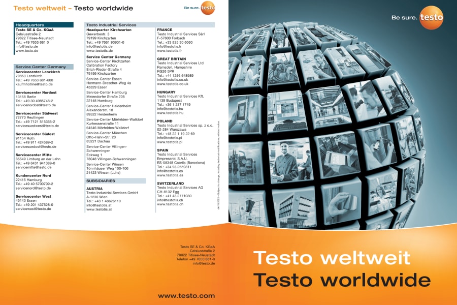 Testo worldwide