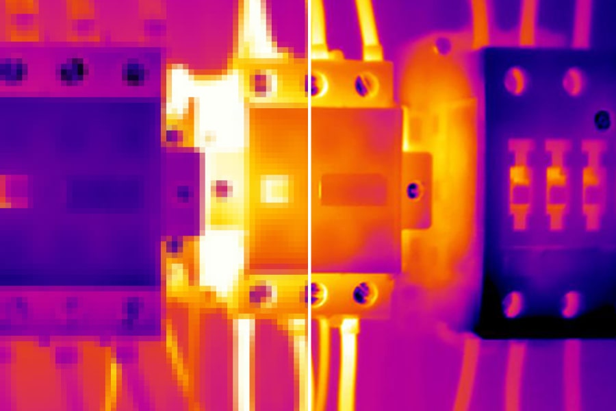 Maintenance with testo Thermal Imagers