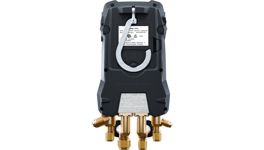 testo 558s - Digital manifold with 4-way valve block and intuitive ...