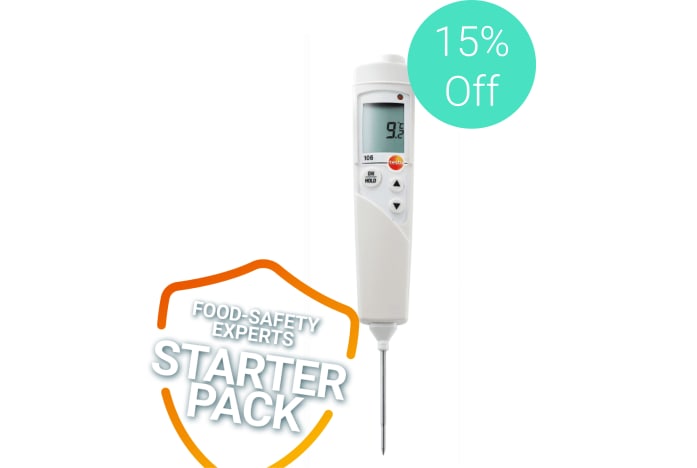 testo 106 food thermometer kit