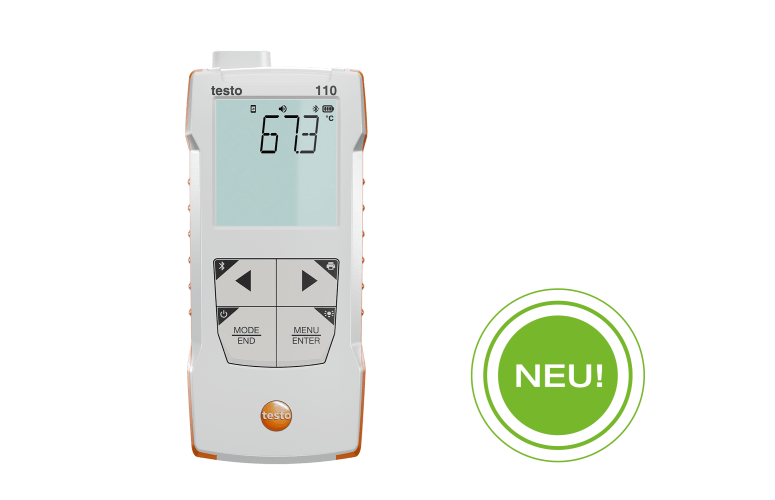testo 110 Food - Universal-Temperaturmessgerät mit App-Anbindung