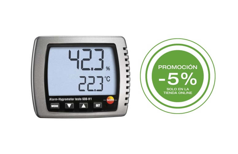 Termohigrómetro testo 608 H1 en promoción