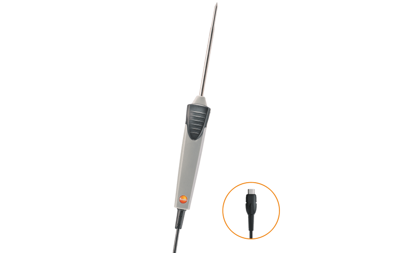 Robust waterproof immersion/penetration probe (Pt100) with TUC connector