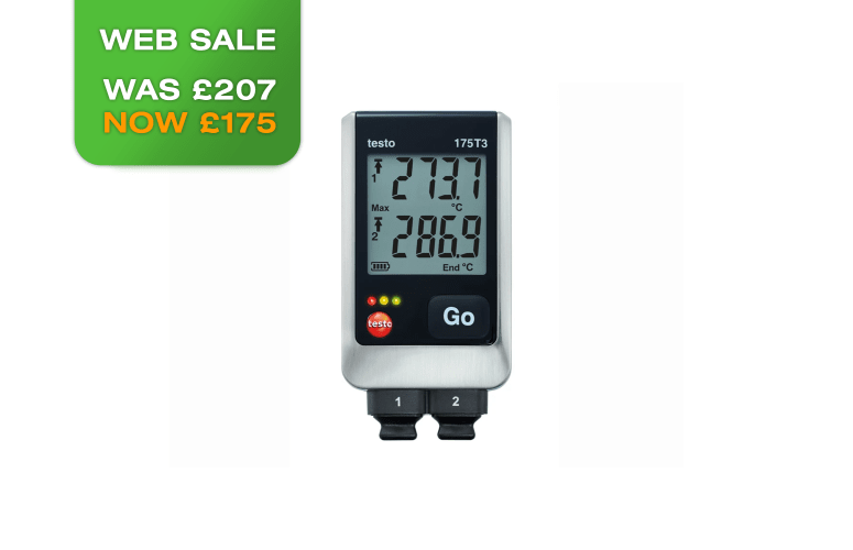 testo 175 T3 - temperature data logger