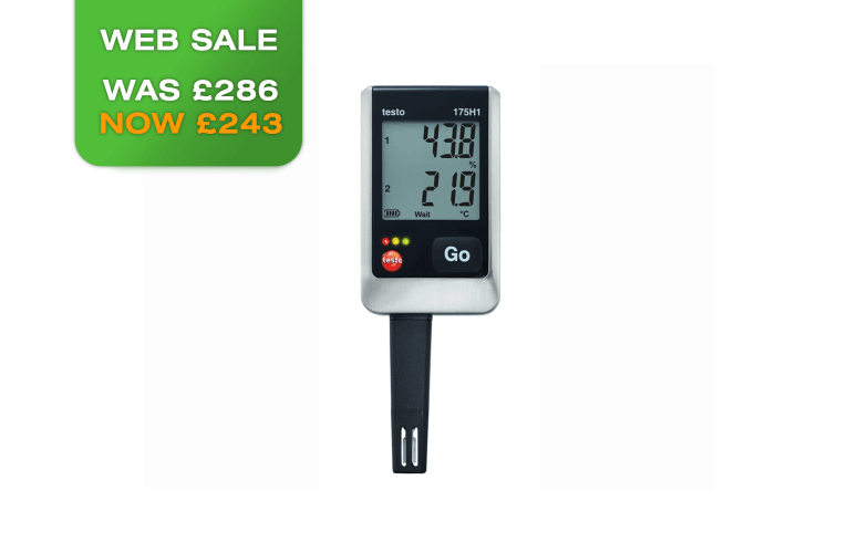 testo 175-H1 - data logger for temperature and humidity