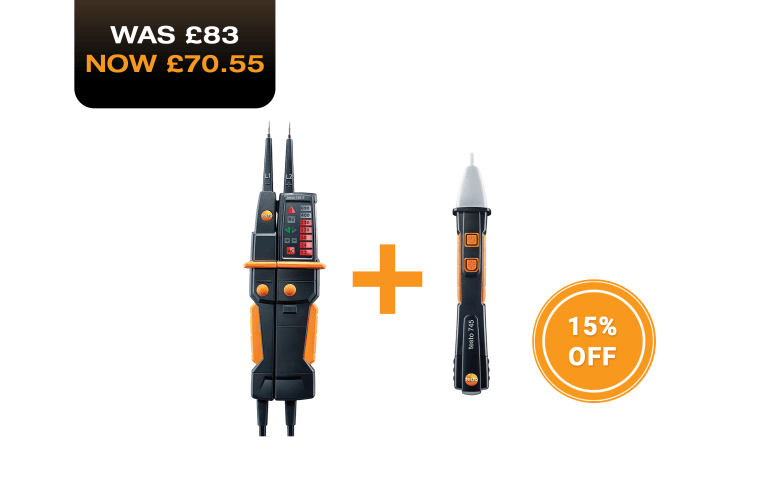 Voltage tester testo 750-2 & non-contact voltage tester testo 745
