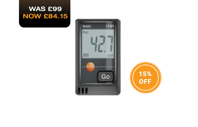 testo 174 H - Mini data logger for temperature and humidity with USB-C ...