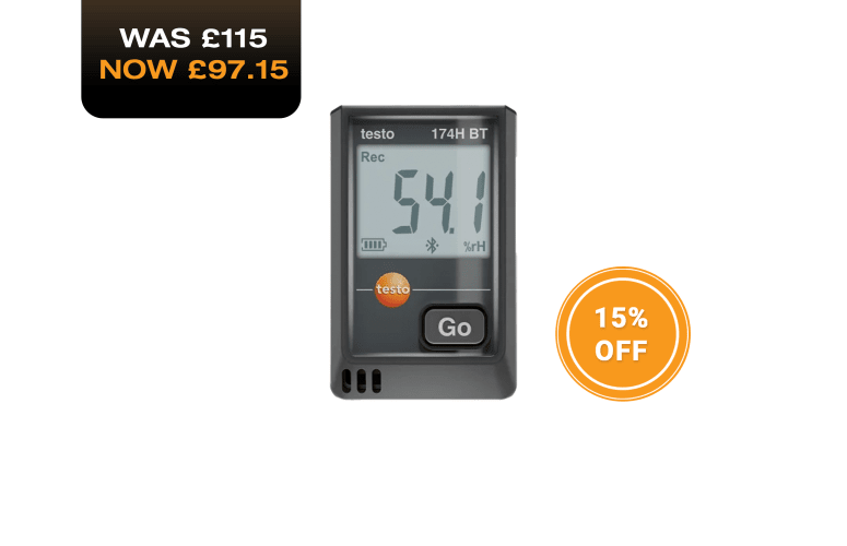 testo 174 H BT - Mini data logger for temperature and humidity with ...