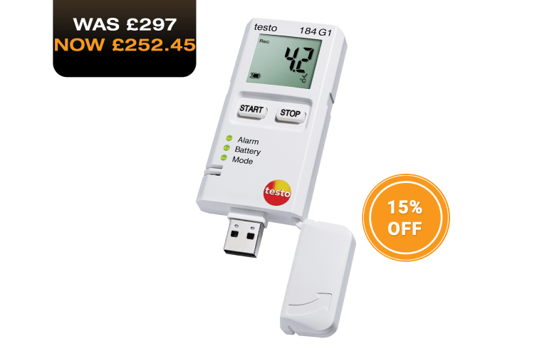 testo 184 G1 - data logger for transport monitoring