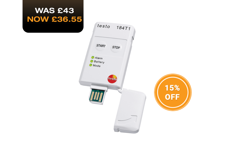 testo 184 T1 - data logger for temperature