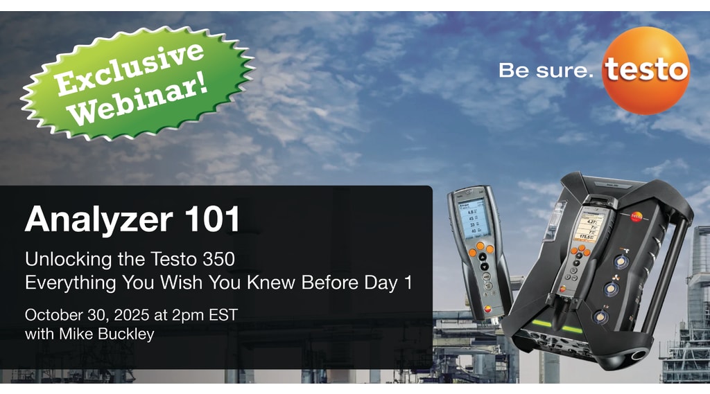 Analyzer 101: Unlocking the testo 350 – Everything You Need to Know ...