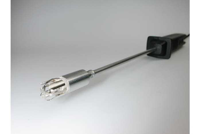 Quick-action surface probe with spring-loaded thermocouple,