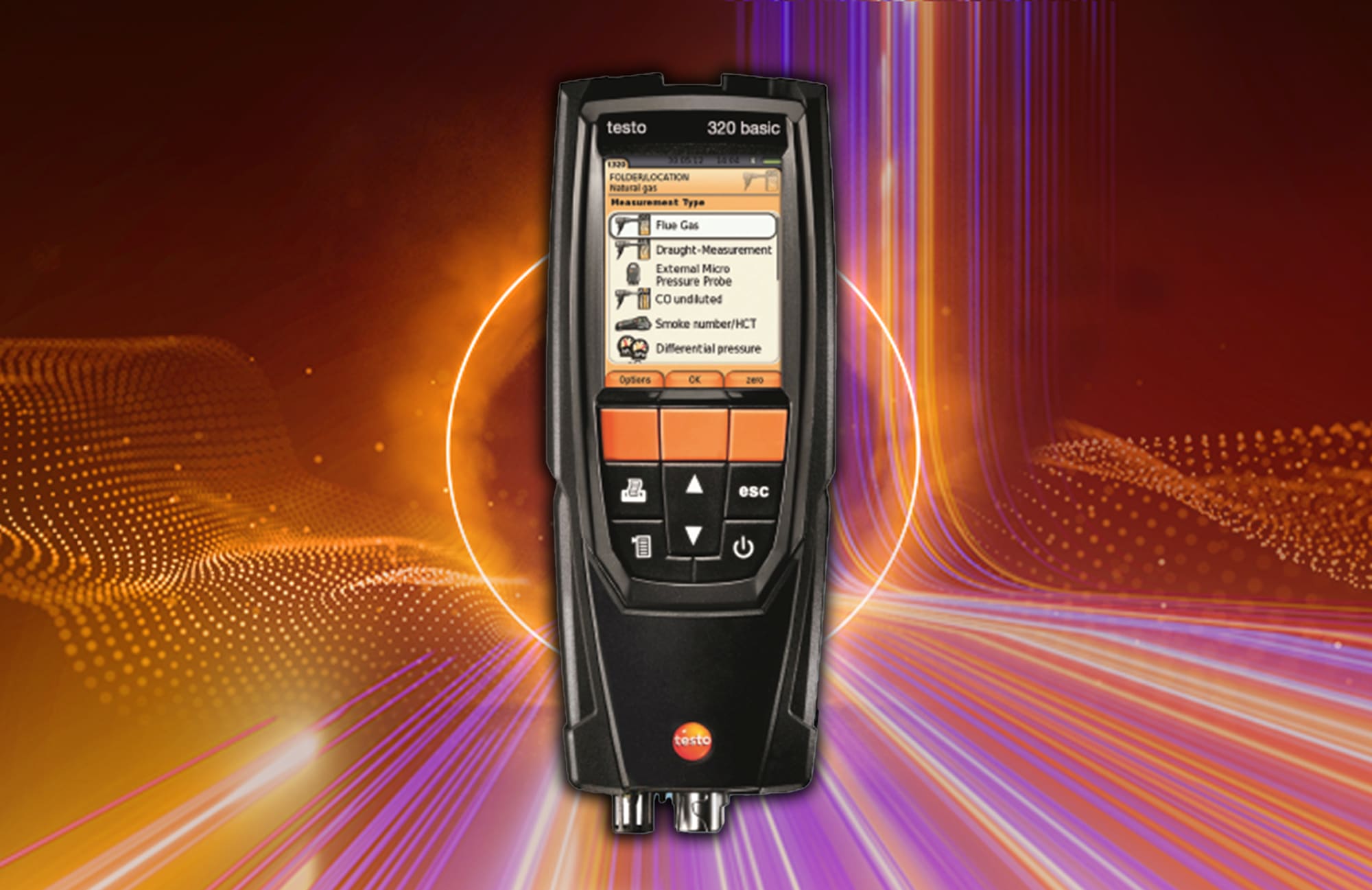 Spare parts compatible with the testo 320 Flue Gas Analyser.
